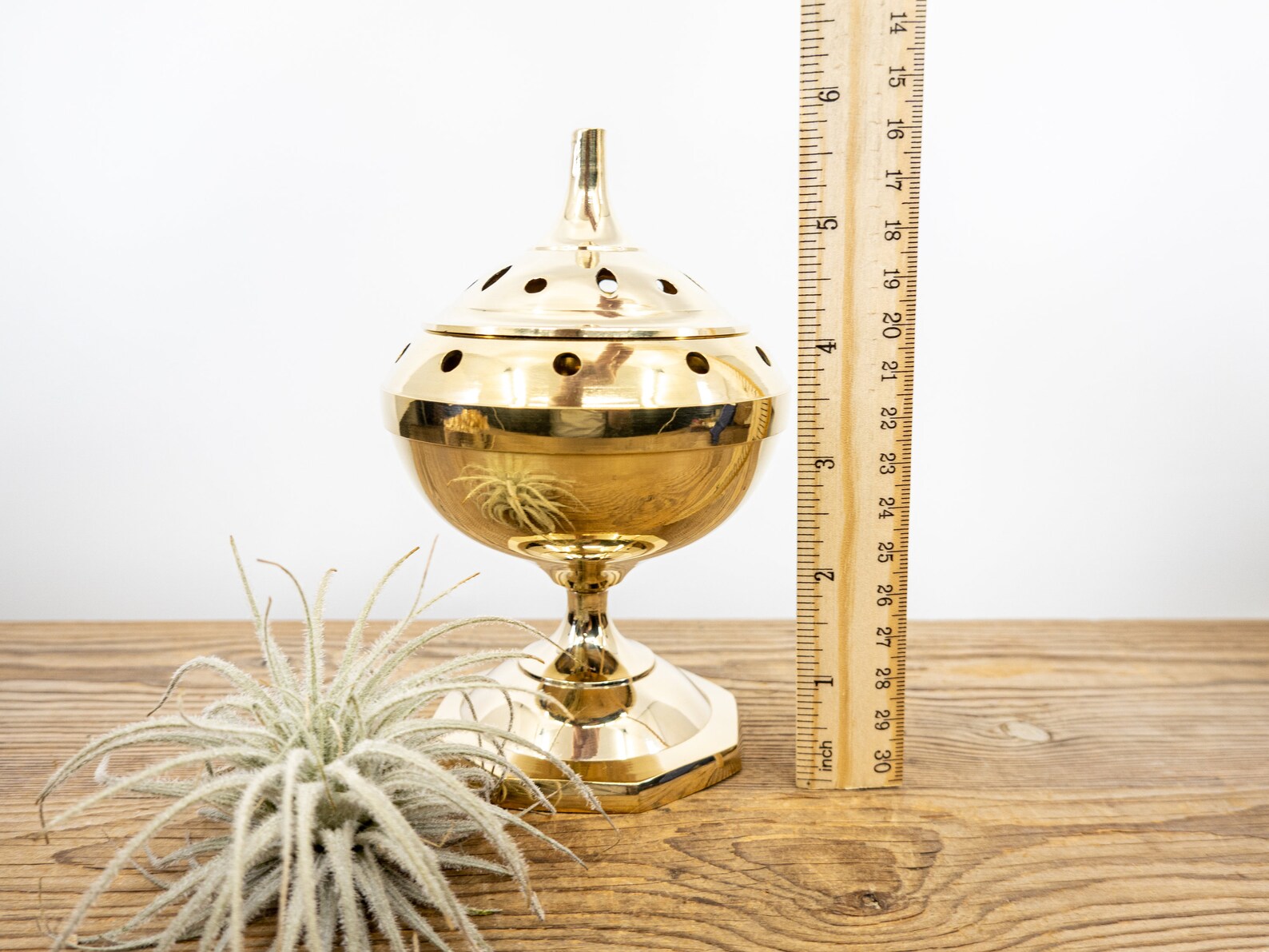 Large Polished Brass Censer Burner Brass Incense Burner - Etsy