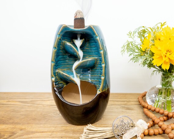 Backflow Incense Burner Mini Ceramic Backflow Burner 3 | Etsy