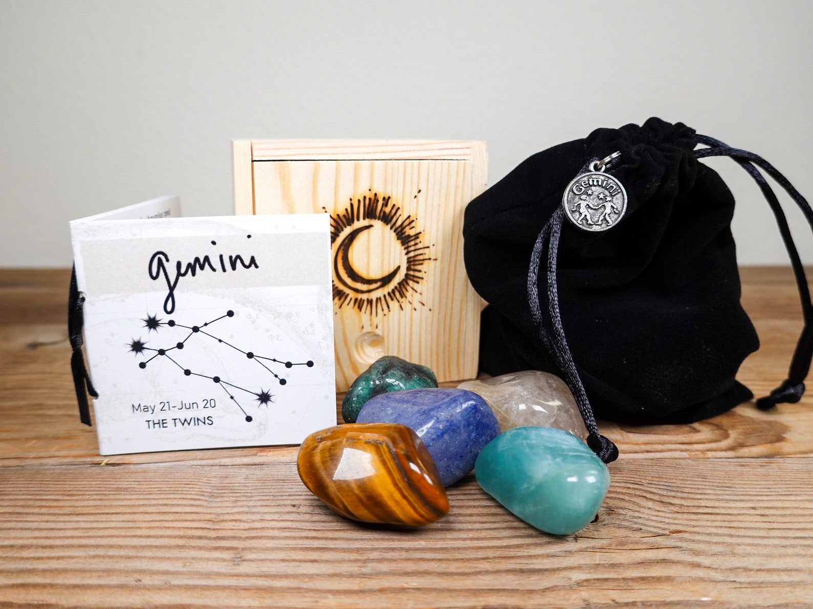 GEMINI Zodiac Crystal Set Crystals for Gemini Zodiac | Etsy