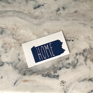 Home State Decal. State Car Decal. State Laptop Decal. State Phone ...