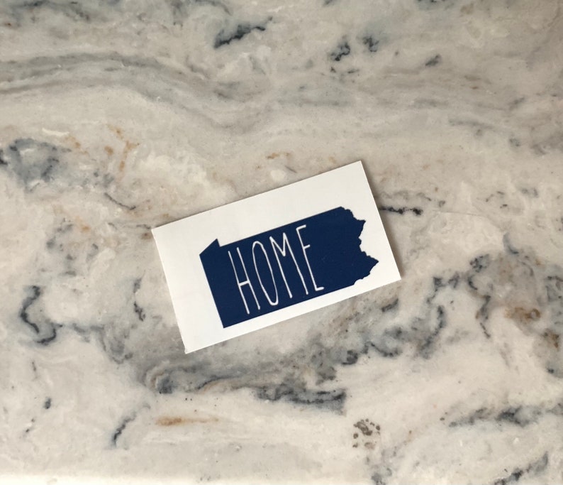 Home State Decal. State Car Decal. State Laptop Decal. State | Etsy