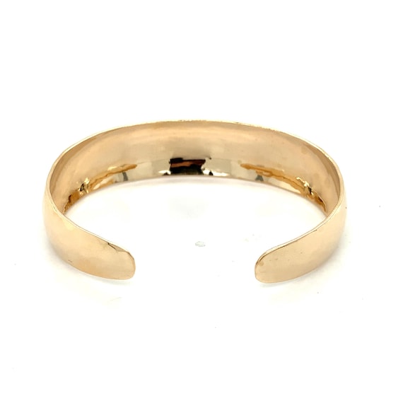 James Avery 14k Yellow Gold Hammered Cuff Bangle Brac… - Gem