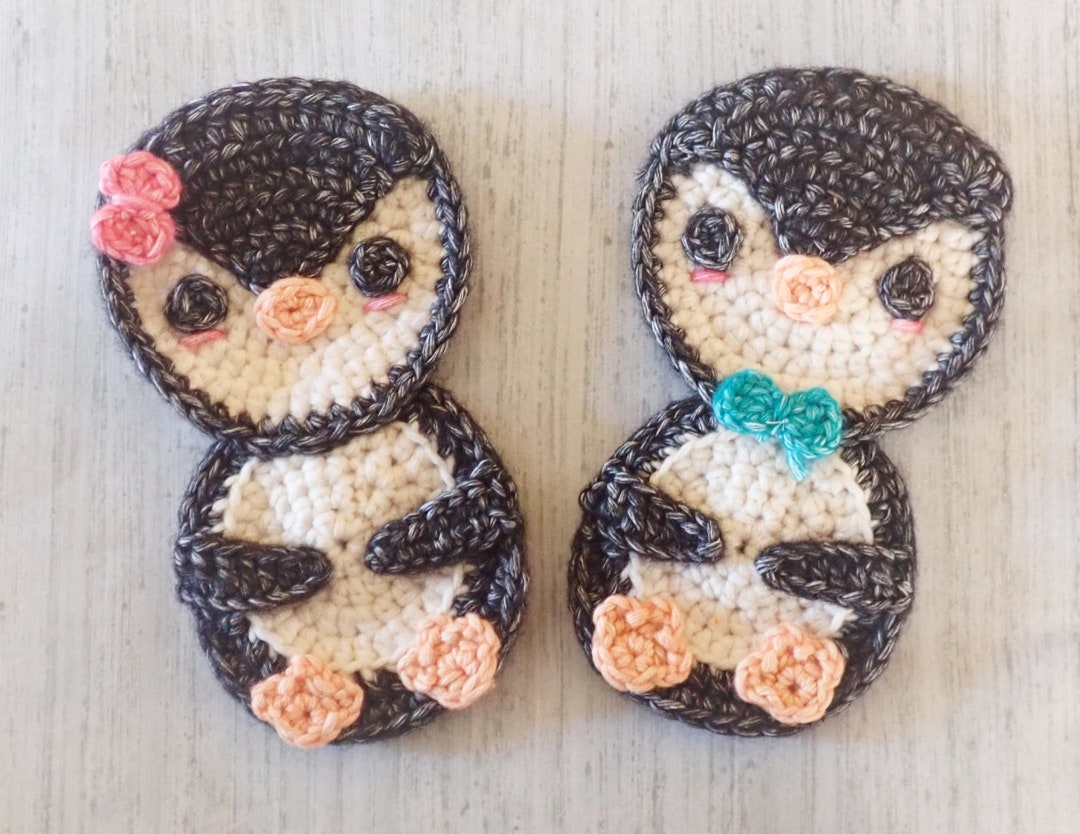 Penguin Applique Crochet Pattern - Etsy