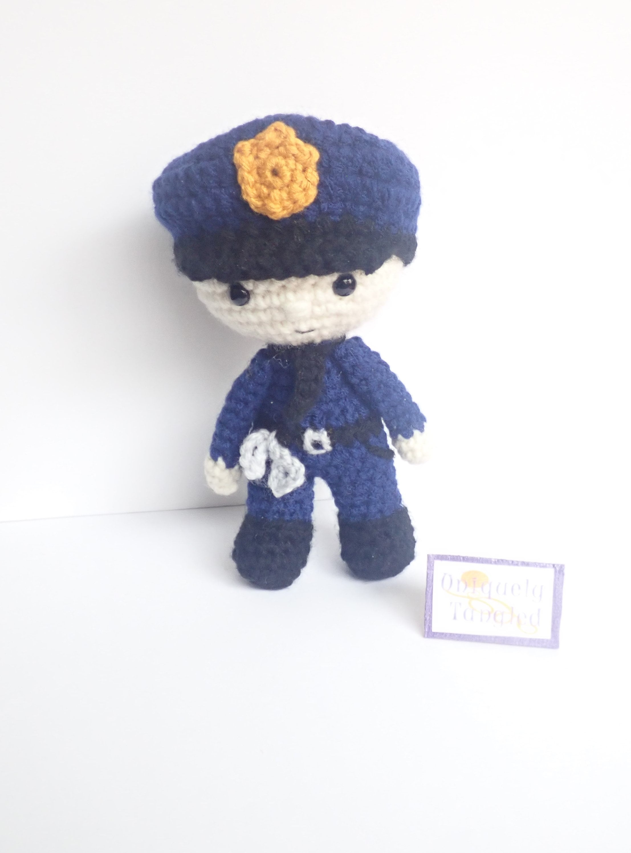Felton in Police Costume PDF Amigurumi Crochet Pattern | Etsy