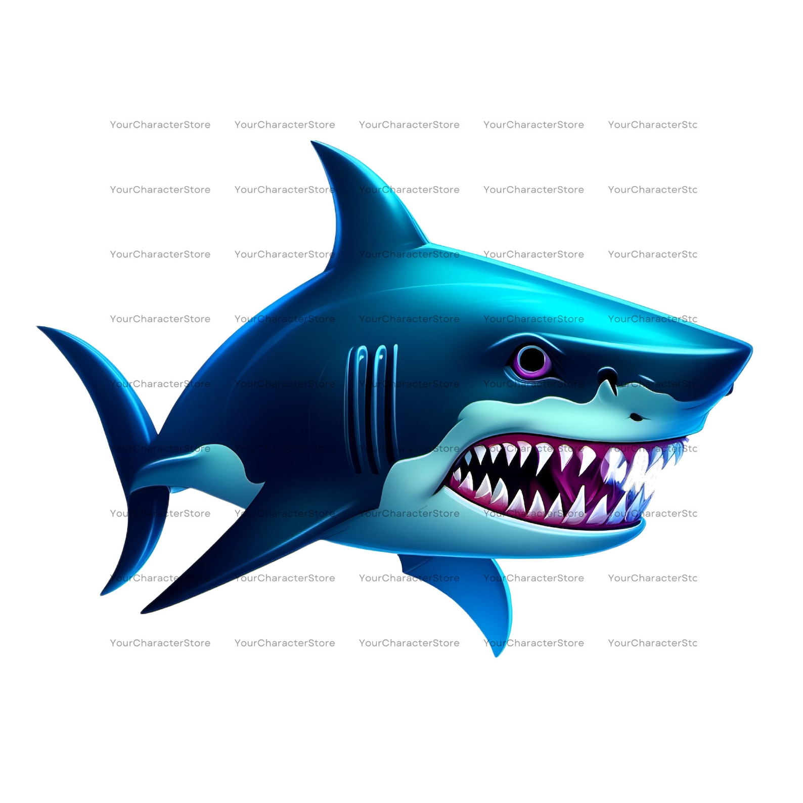 Mythical Deep Sea Creatures Cartoon Character PNG Jpg - Etsy