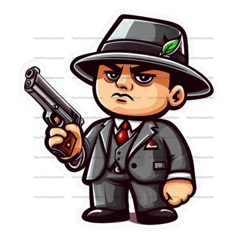 Mafia Mob Boss Character PNG Jpg | Mafia PNG Jpg | Gangster Clipart ...