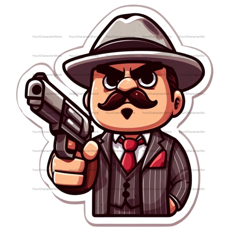 Mafia Mob Boss Character PNG Jpg | Mafia PNG Jpg | Gangster Clipart ...