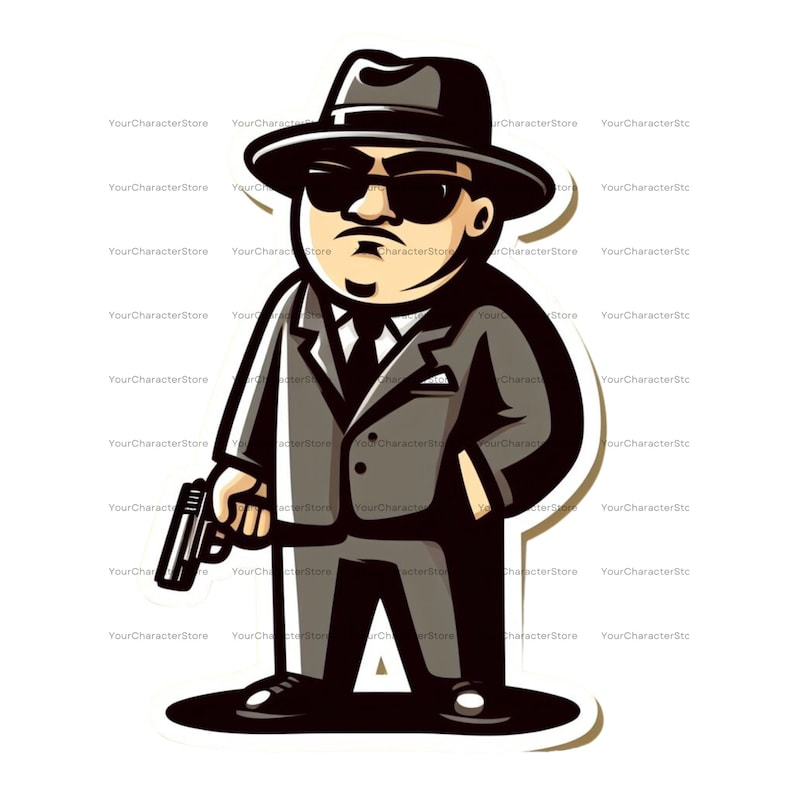 Mafia Mob Boss Character PNG Jpg | Mafia PNG Jpg | Gangster Clipart ...