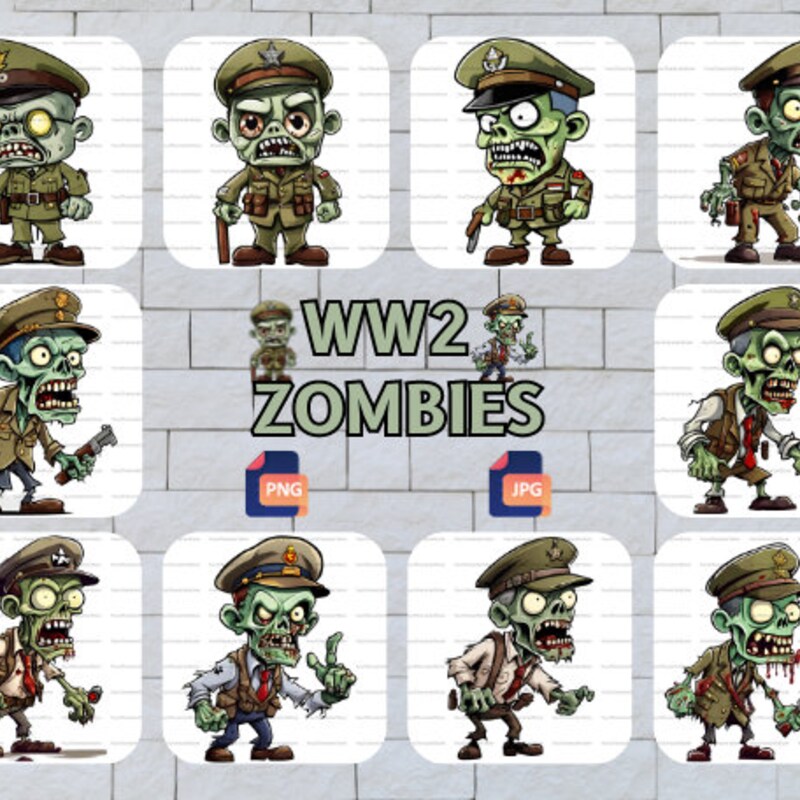 Zombies 2 - Etsy