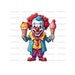 Creepy Clowns Character PNG Jpg Halloween PNG Jpg Clowns Clipart Circus ...