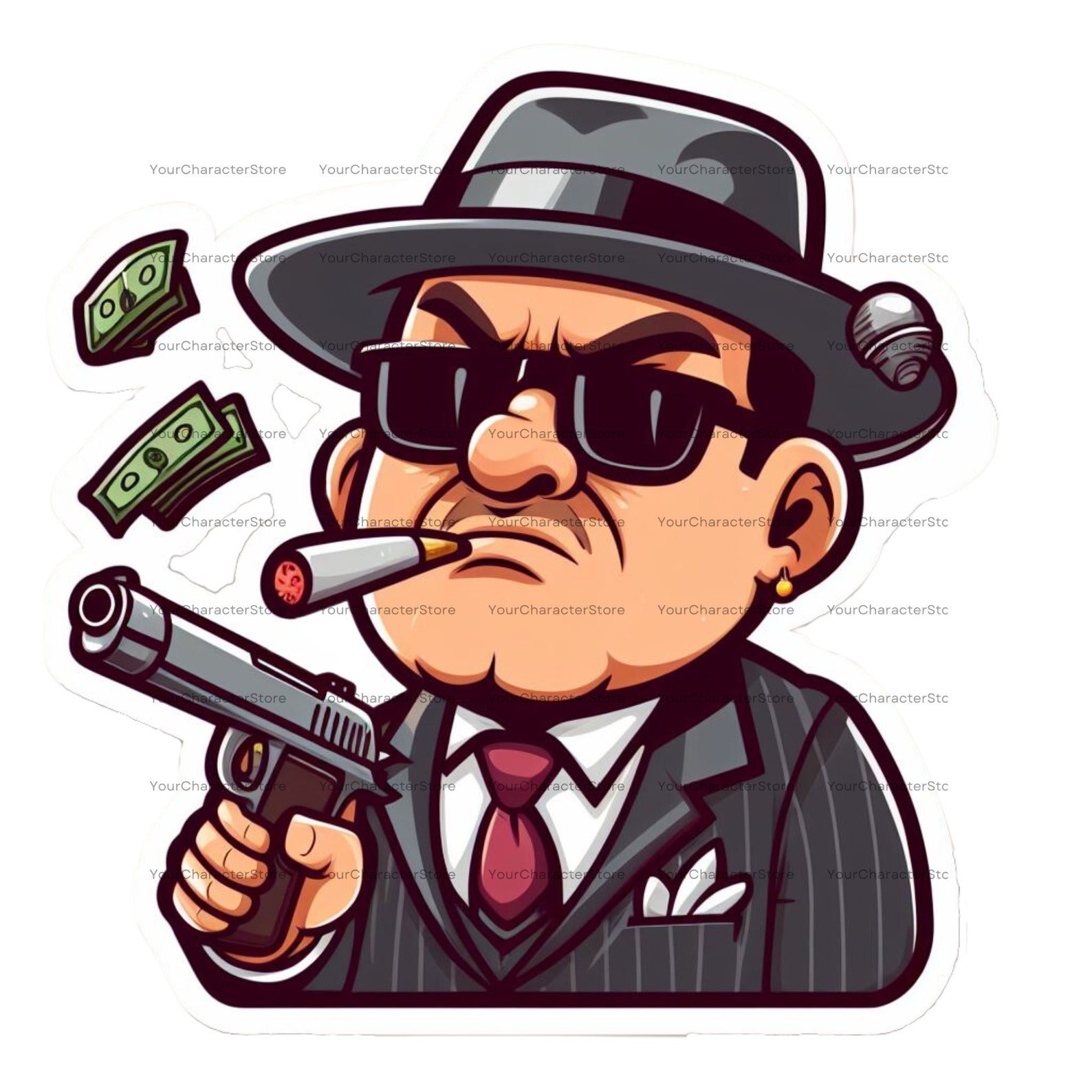 Mafia Mob Boss Character PNG Jpg | Mafia PNG Jpg | Gangster Clipart ...