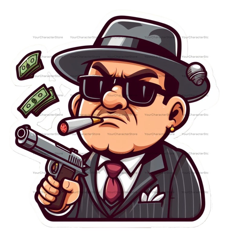 Mafia Mob Boss Character PNG Jpg | Mafia PNG Jpg | Gangster Clipart ...