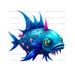Mythical Deep Sea Creatures Cartoon Character PNG Jpg | Mythical PNG ...
