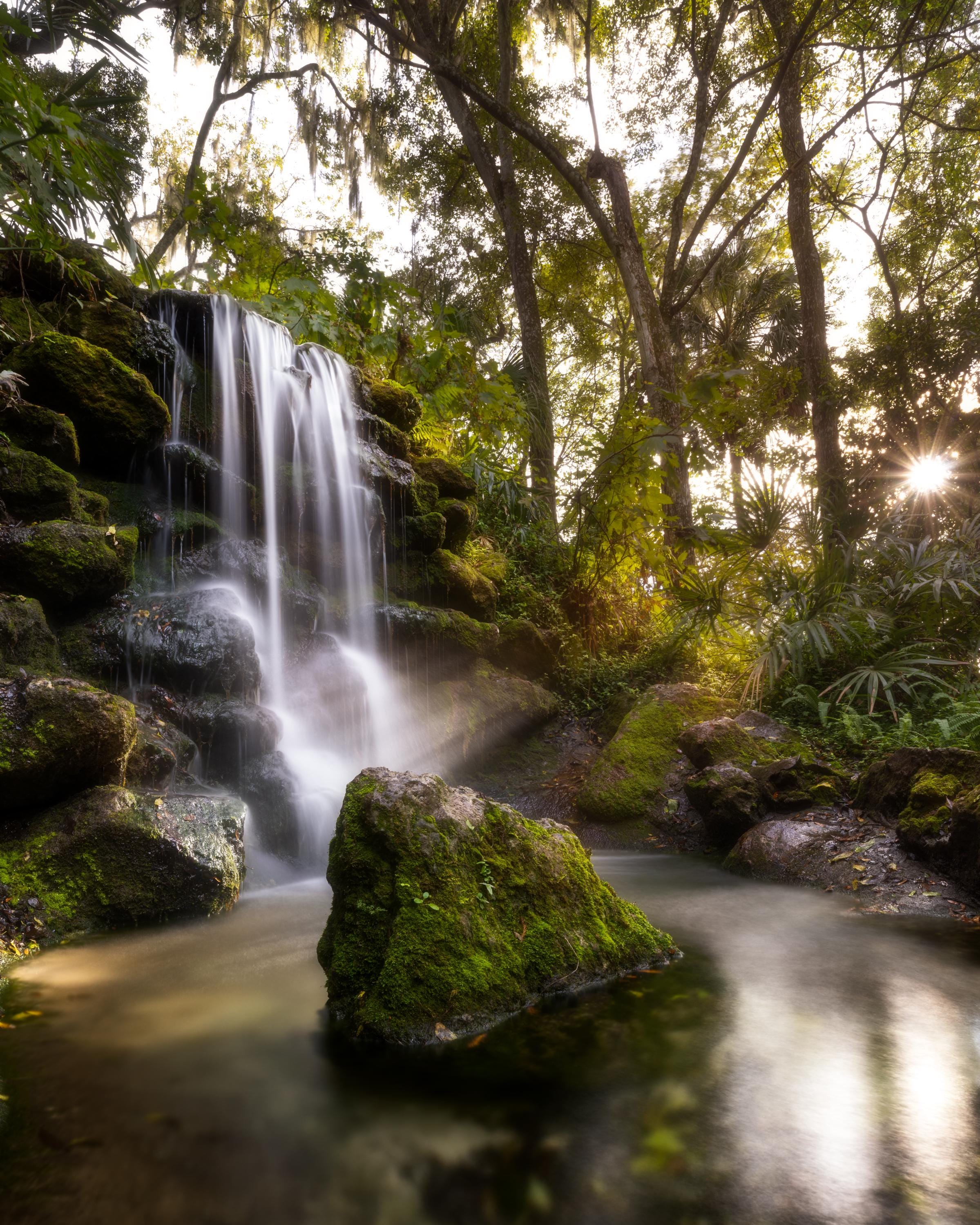 Tropical Waterfall - Landscape Photography, Forest, Waterfall ...