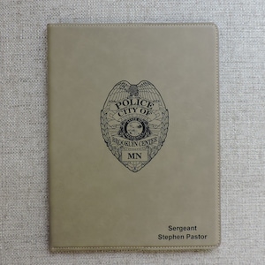 Law Enforcement Notebook Folio for Police Officers - Etsy