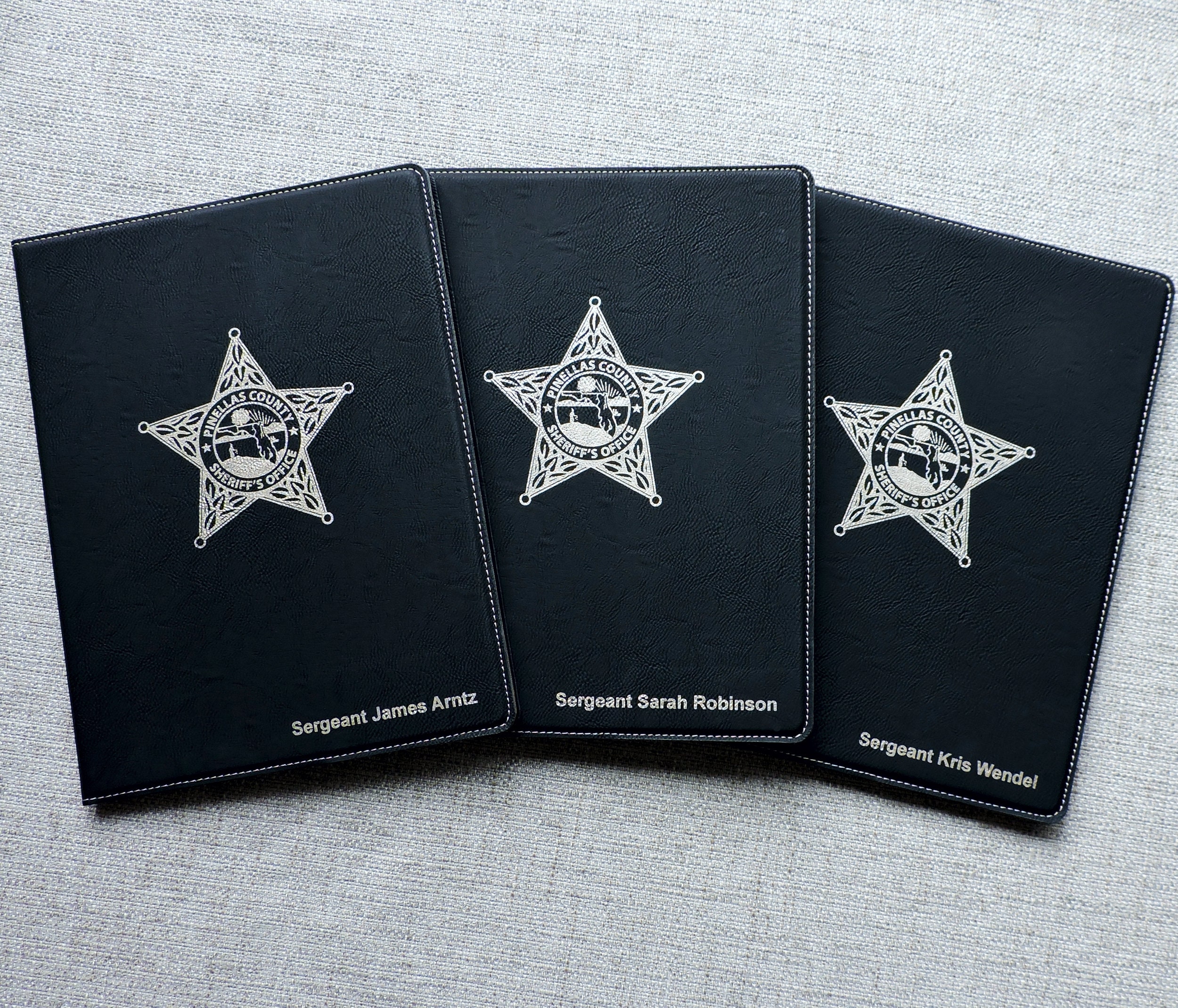 Personalized Portfolio for Police, Law Enforcement Padfolio With Badge ...