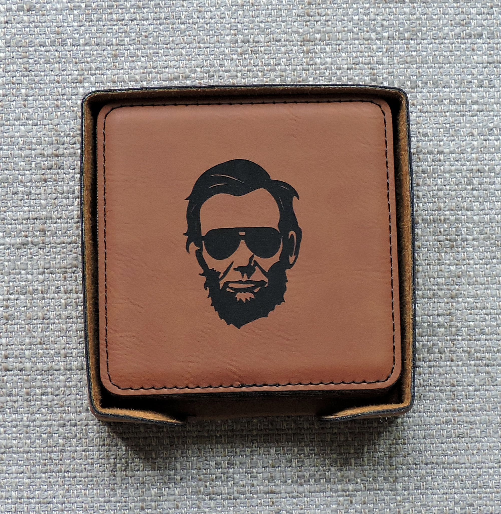 Logo Coasters With Logo Custom Business Logo Drink Coasters | Etsy