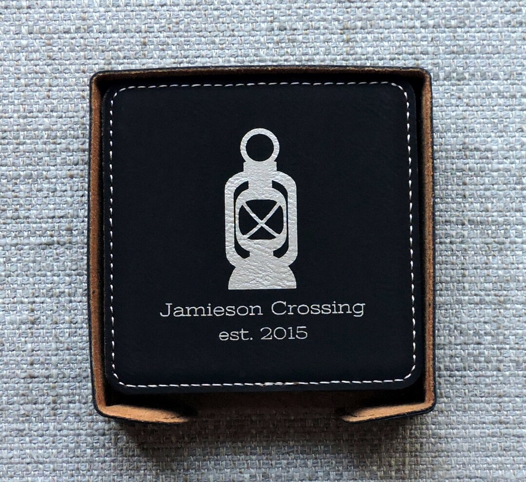 Drink Coasters With Business Logo Coasters Laser Engraved, Custom ...