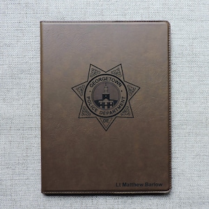 Law Enforcement Notebook Folio for Police Officers - Etsy