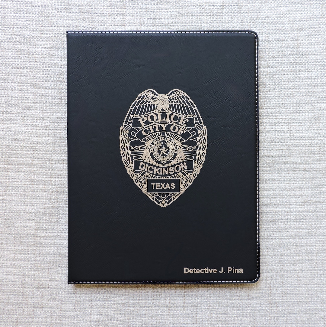 Police Officer Organizer Notebook Folio- Padfolio- Portfolio - Etsy