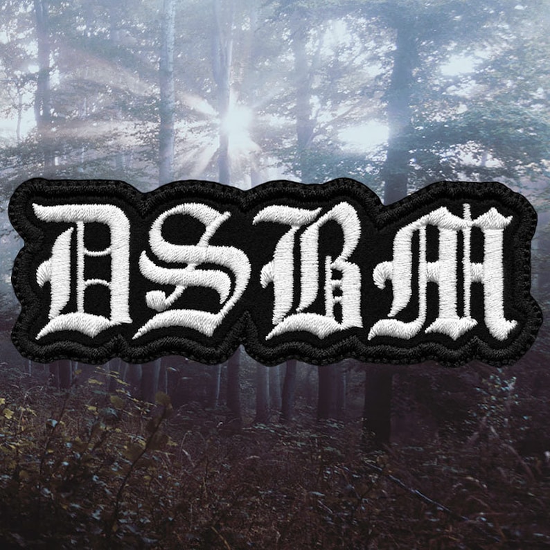 DSBM / Parche bordado / Black Metal | Etsy