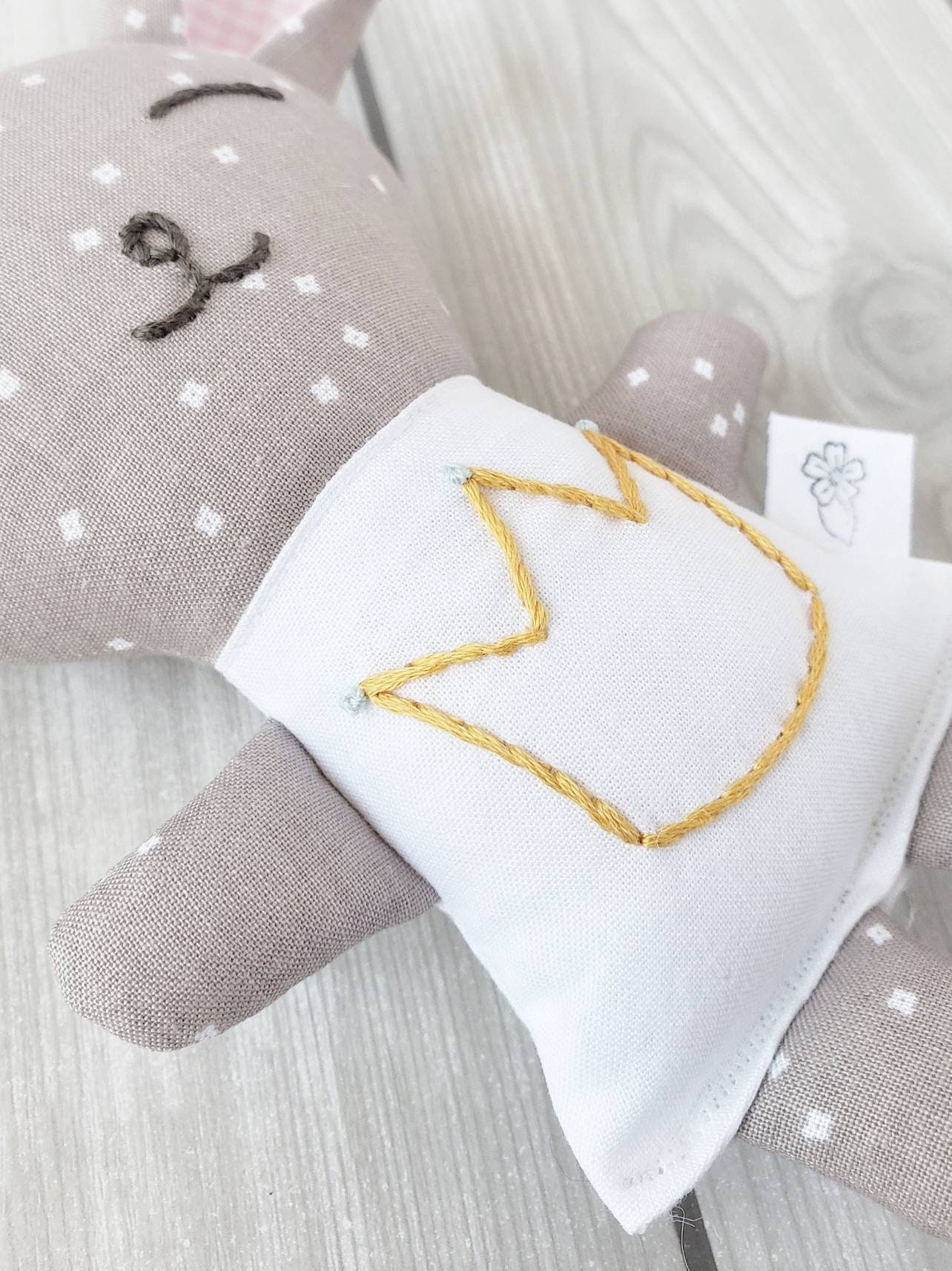 Embroidered Crown Personalized Embroidery Add on for - Etsy