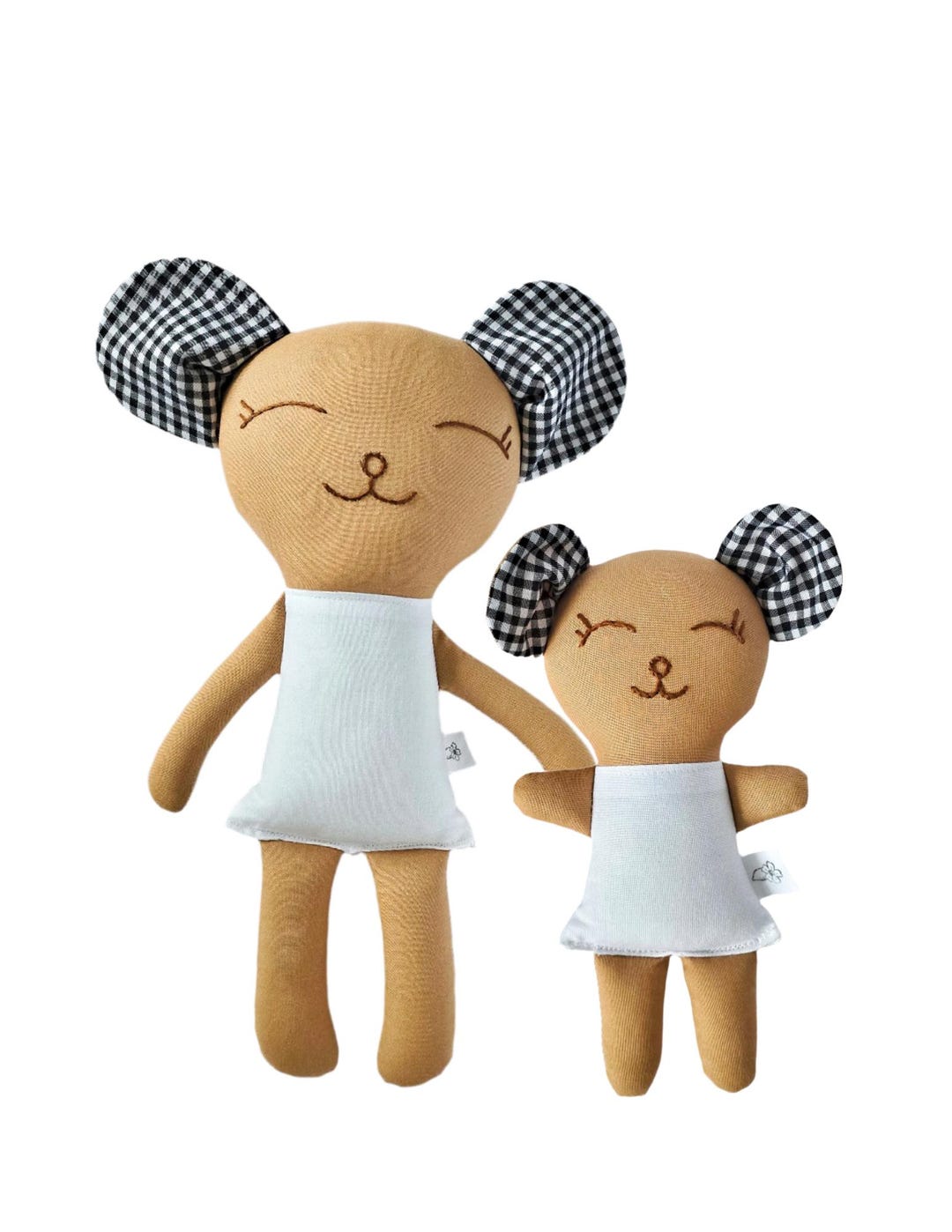 Mouse Plush, Choose From 2 Sizes, Mama and Baby Mice, Cute Stuffed Toy ...