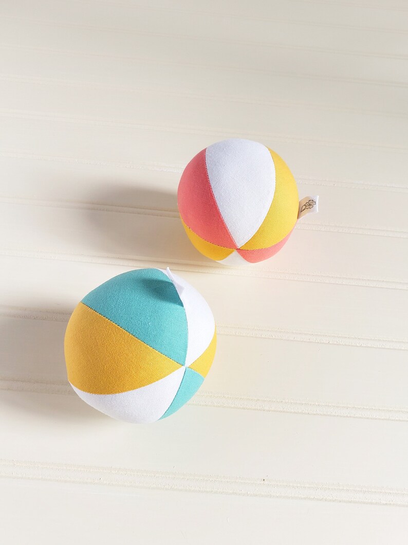 Plush Ball Fabric Beach Ball Toy Stuffed Ball for Baby and - Etsy