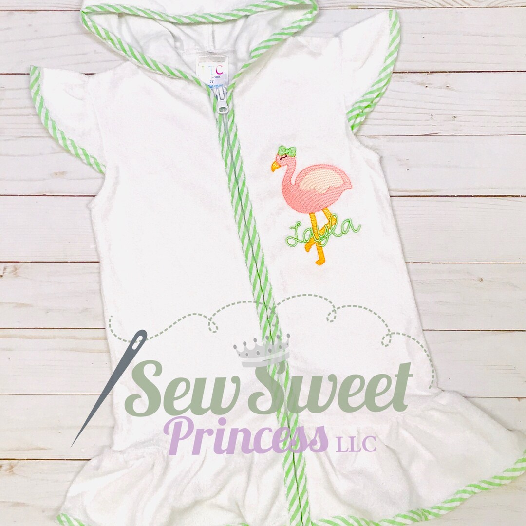 Girls MONOGRAM SWIM COVER, Beach Dress, Pool Cover Up, Cruise, Beach ...