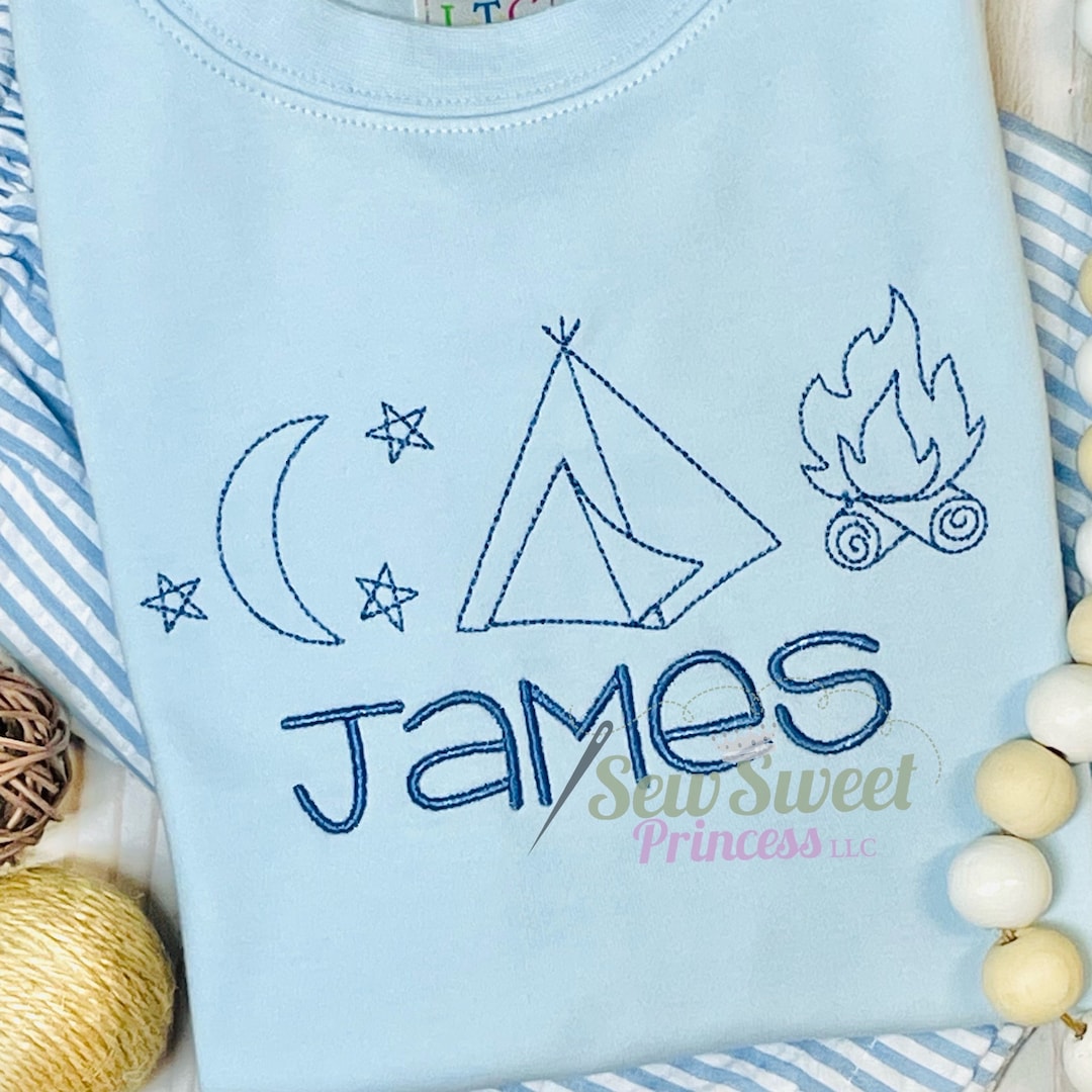 Boys CAMPING Monogram Personalized Tshirt, Summer, Lake, Camp, Tent ...