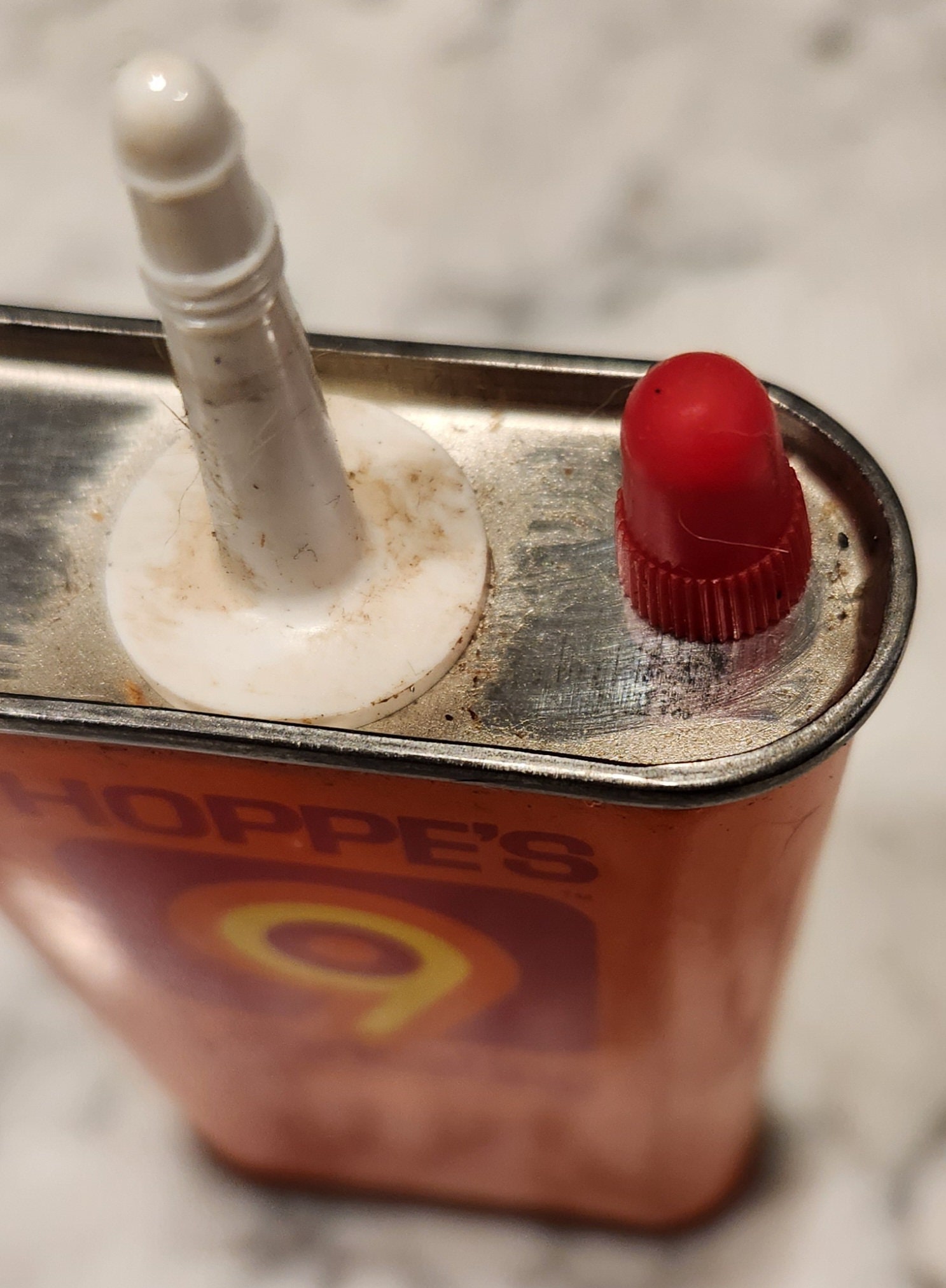 Vintage HOPPES NO.9 Lubricating Oil, 3oz Handy Oiler Can. Full. Made in ...