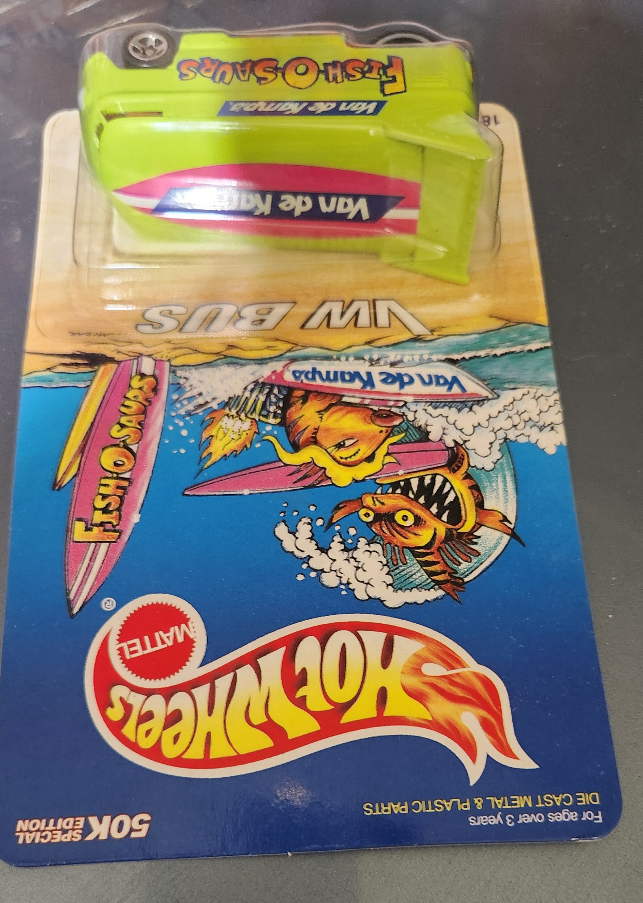 Hot Wheels Van De Kamps Fish-o-saurs Green VW Bus 1997 - Etsy