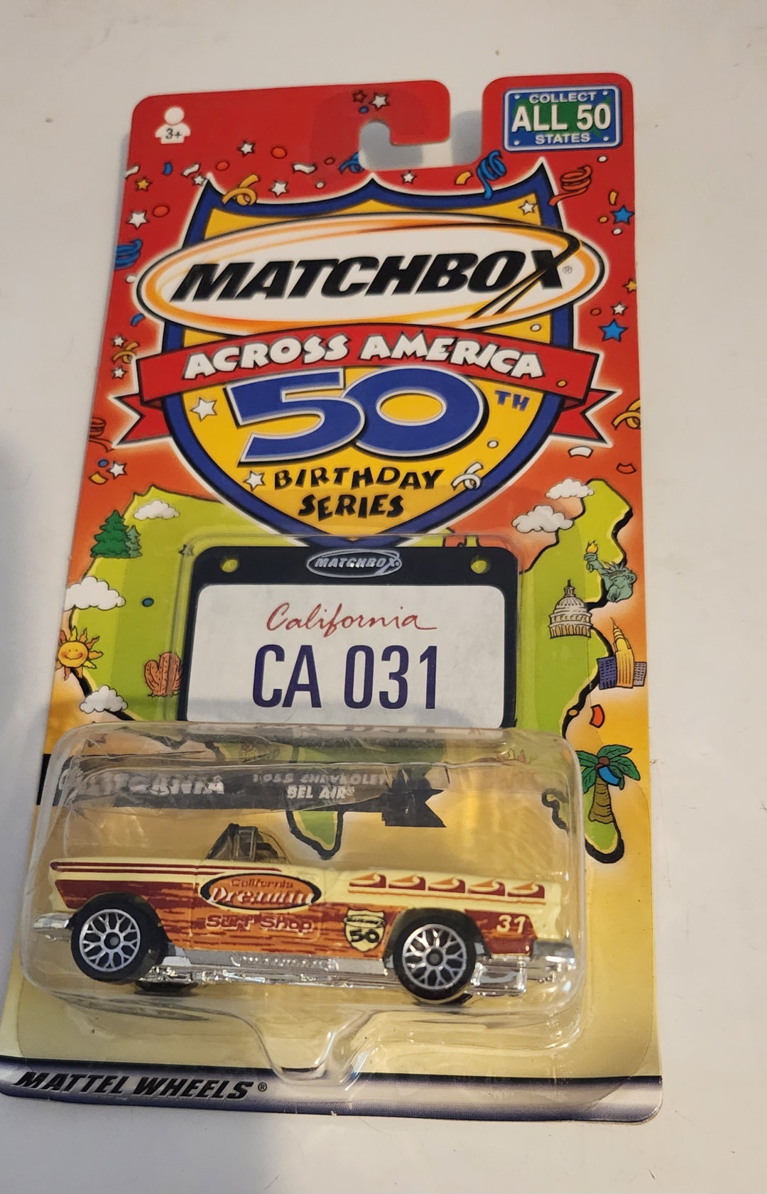 2001 Matchbox Across America 50th Birthday Series California #31 Mattel ...