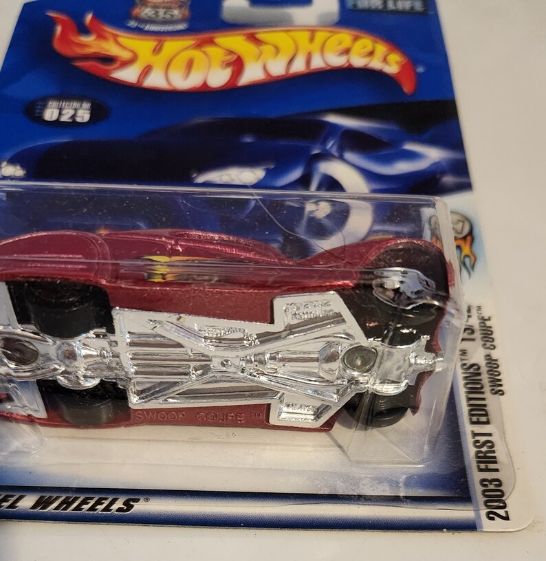 Hot Wheels Swoop Coupe Collectible Diecast Car Red Vintage 2003 Toy ...