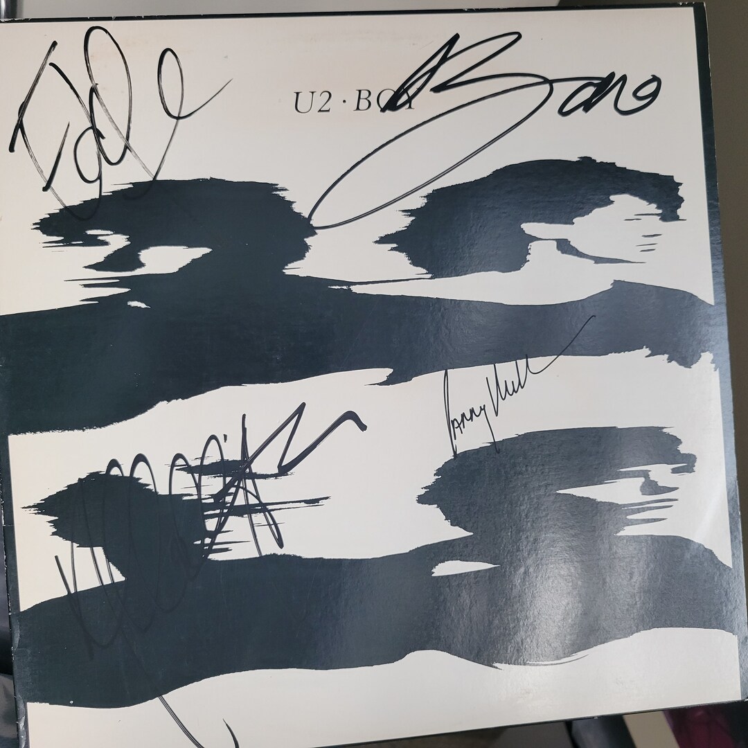 U2 Signed Lp Boy Original Album Vintage Vinyl Record Great - Etsy