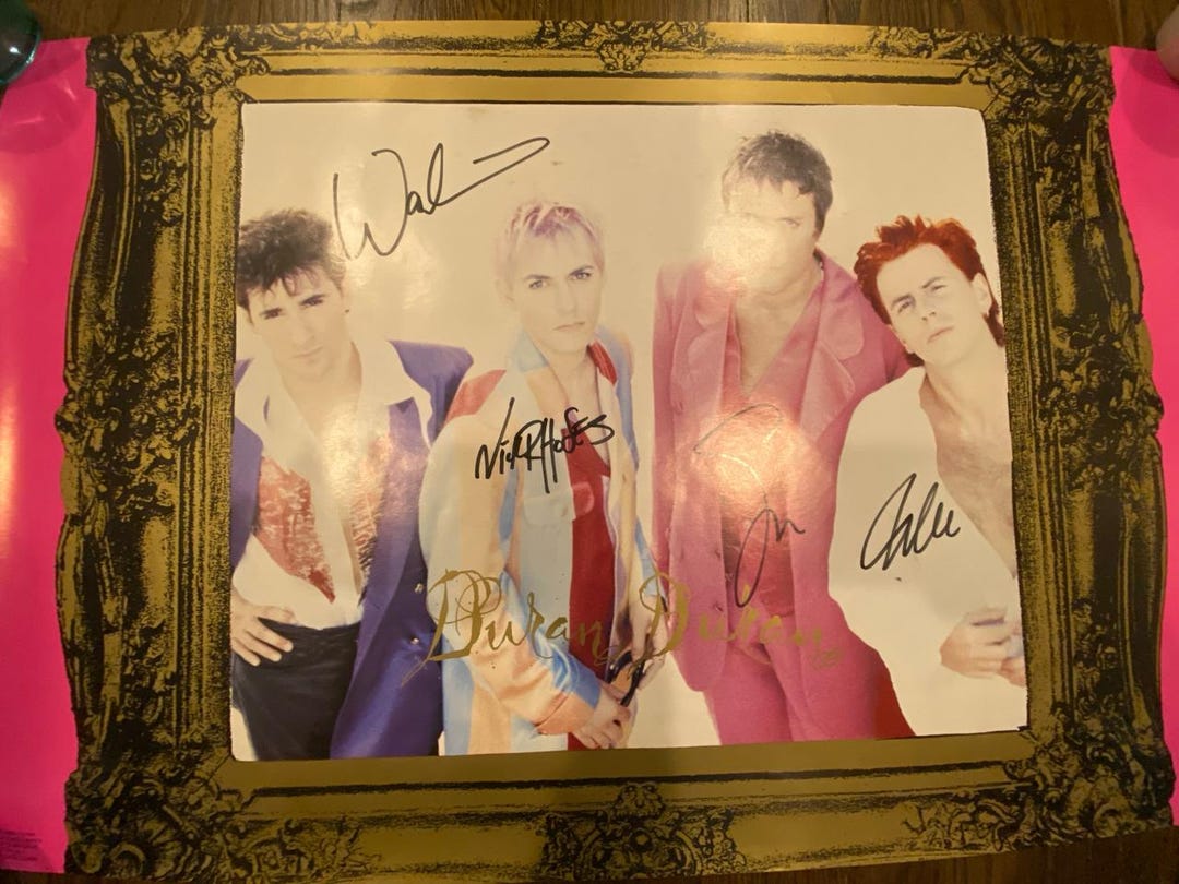 Duran Duran Signed Poster , Original, Vintage, Great Gifts, 70s 80s 90s ...