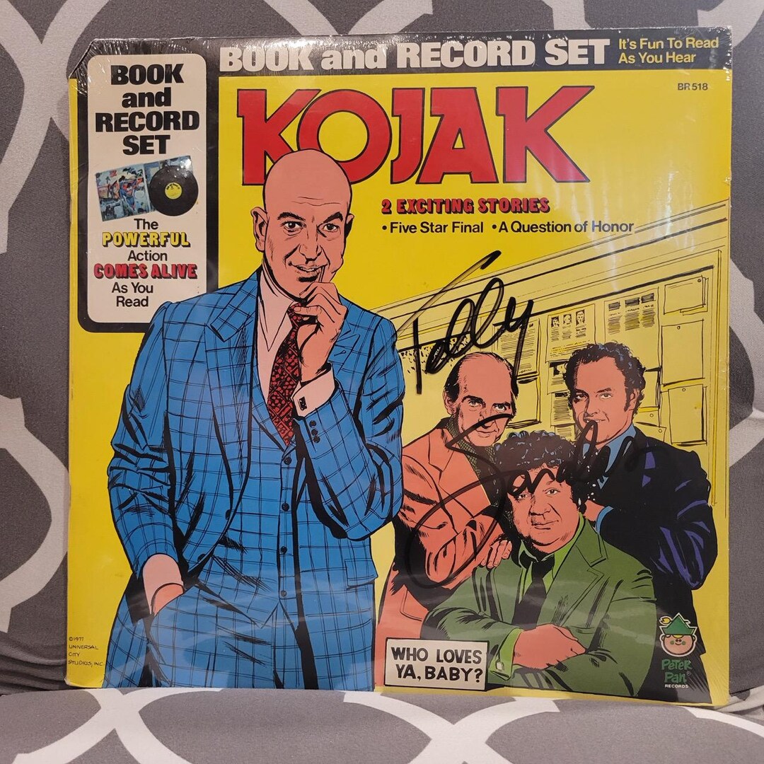 Kojack Signed Lp Original Soundtrack Telly Savalas, Original Album ...