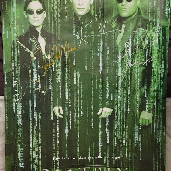 Original Matrix Poster - Etsy
