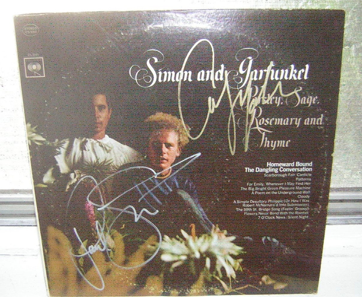 Paul Simon Signed Autographed Simon & Garfunkel Record Album COA ...