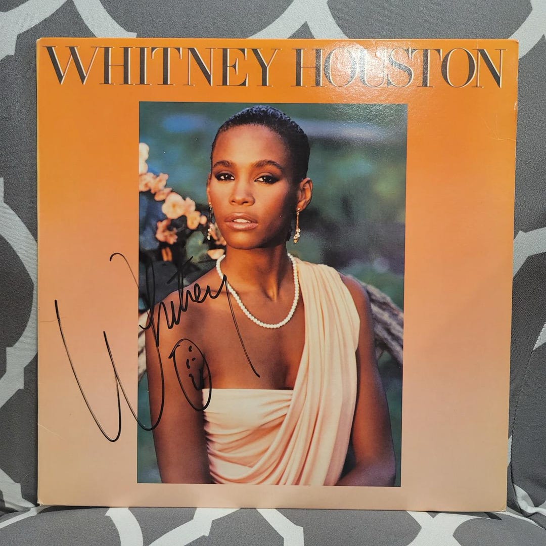 Whitney Houston Signed Self-titled Debut , Original, Vintage, Great ...
