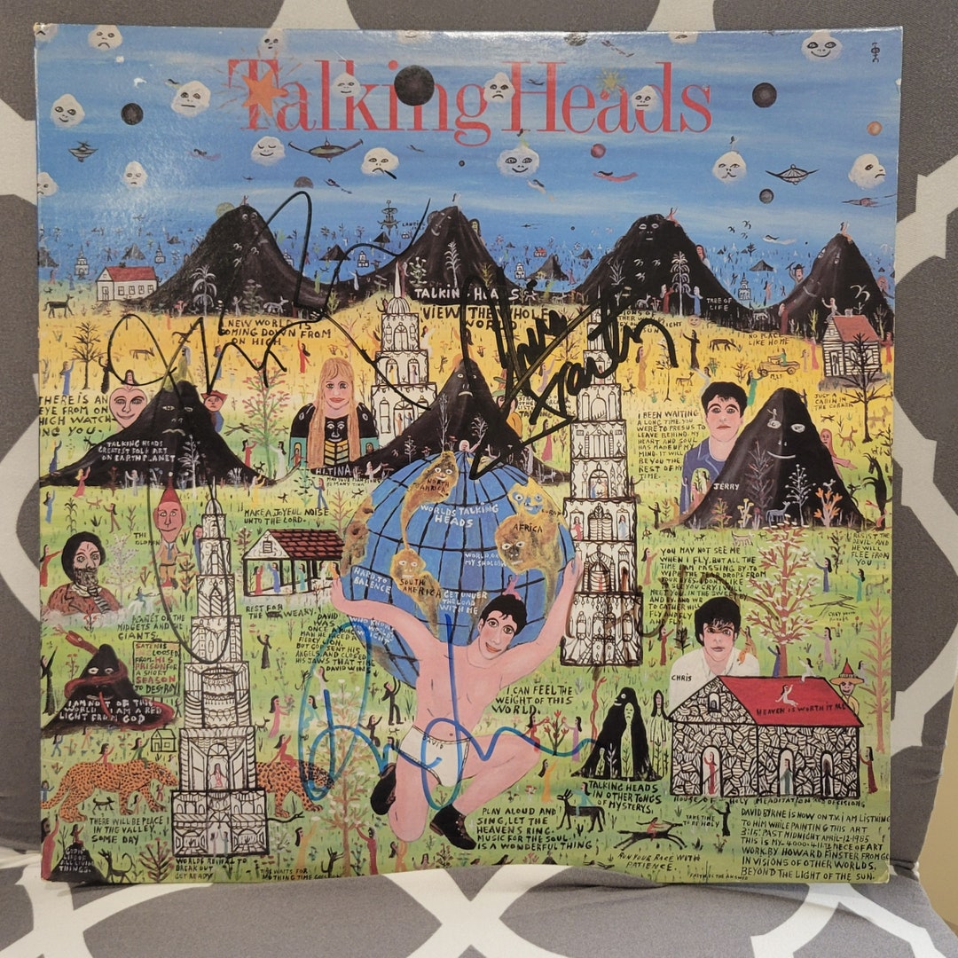 Talking Heads Signed Lp Little Creatures, 4 Members, Original Album ...