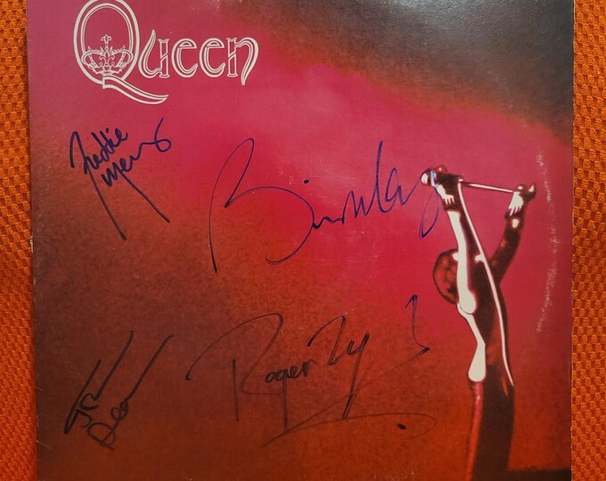 Queen Signed Lp Debut, 4 Members Original, Vintage, Great Gifts, 70s ...