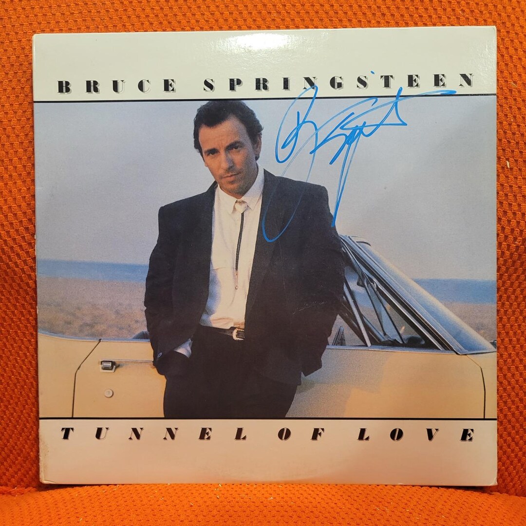 Bruce Springsteen Signed Lp Tunnel of Love, Original, Vintage, Great ...