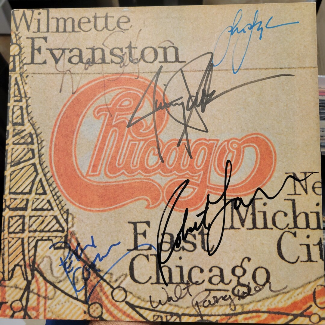 Chicago Signed Lp XI 11, 6 Members, Original Album, Vintage Vinyl ...