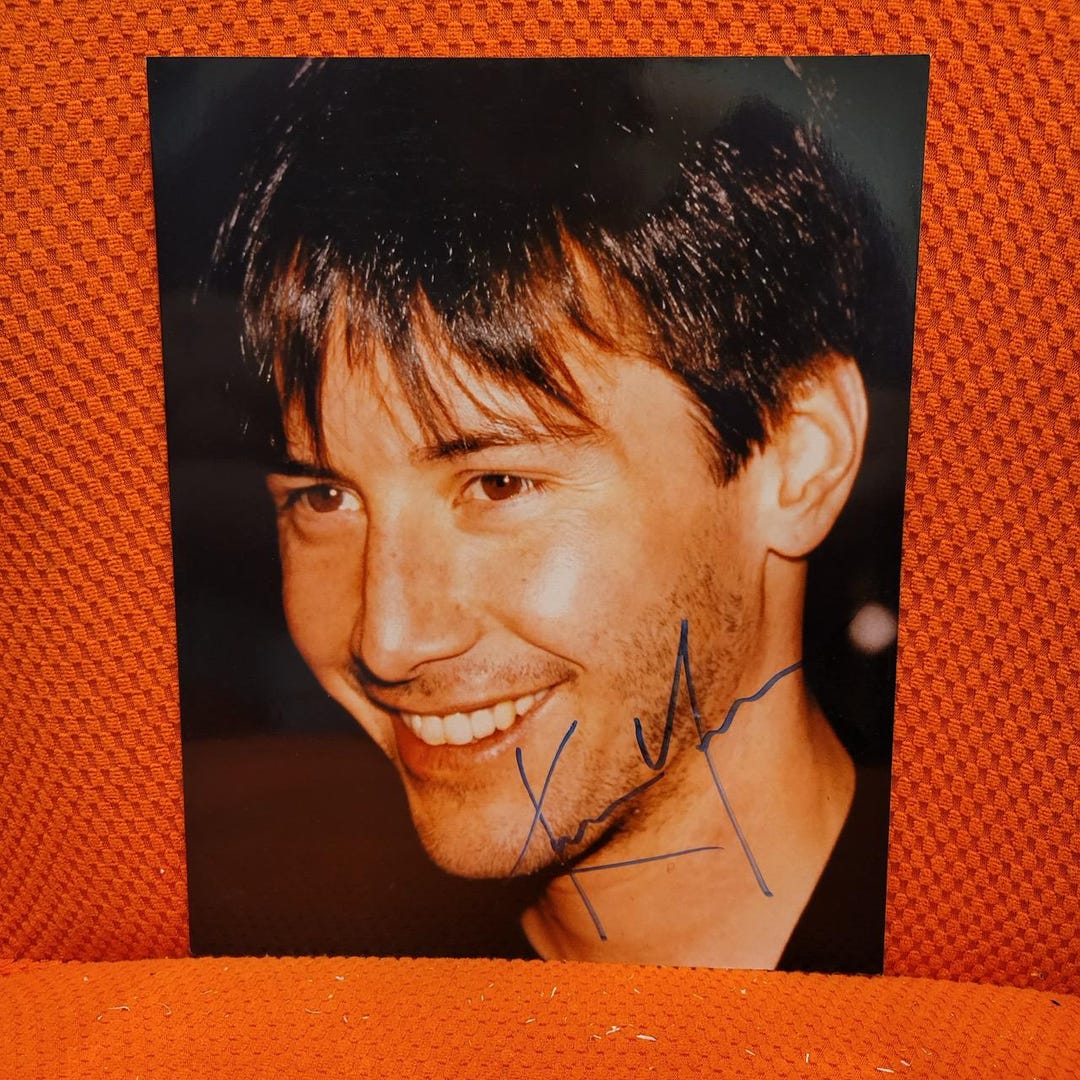 Keanu Reeves Signed Original Photo, Original, Vintage, Great Gifts, 60s ...
