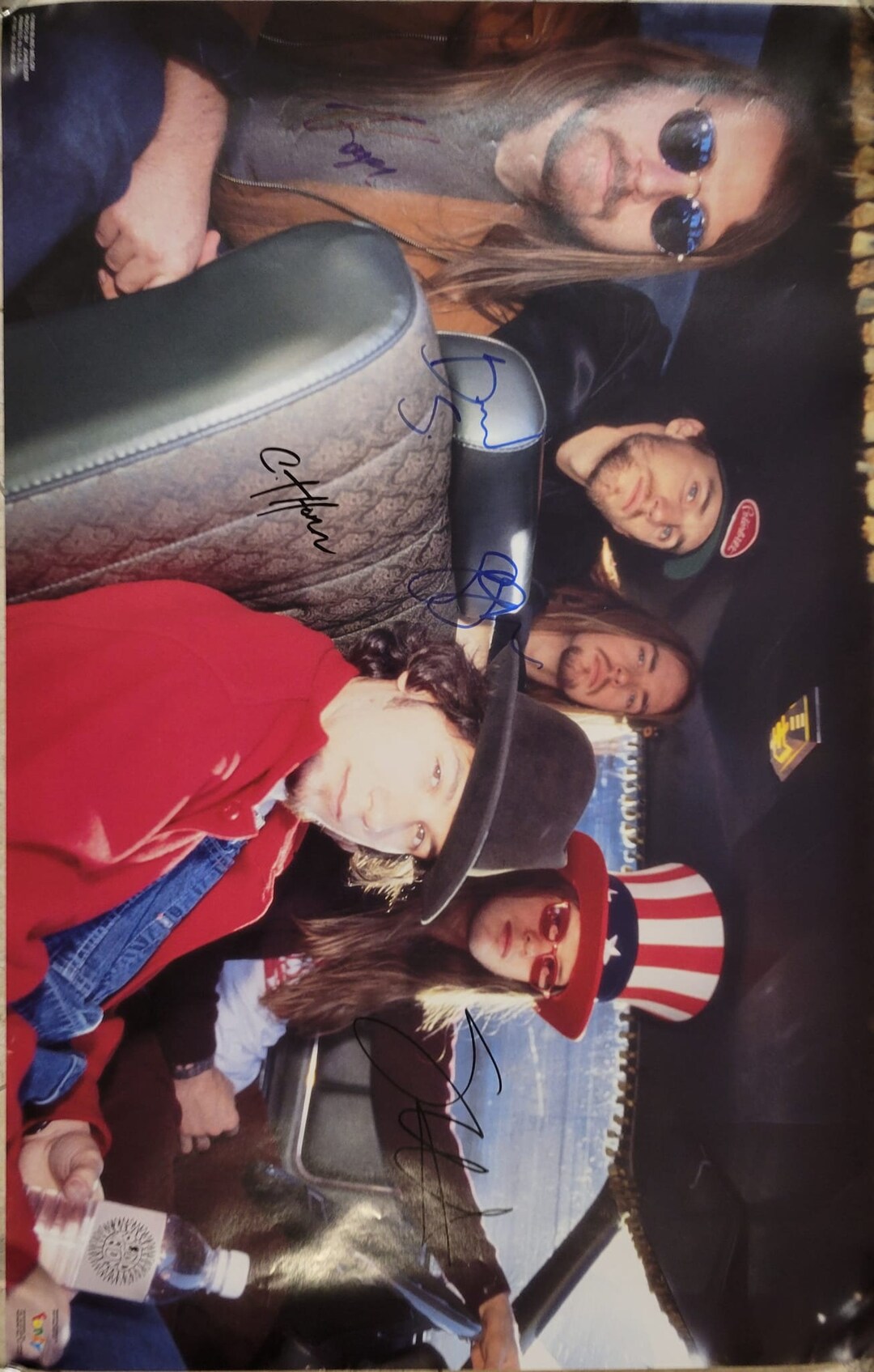 Blind Melon Signed Poster 1993, 5 Members, Original, Vintage, Great ...