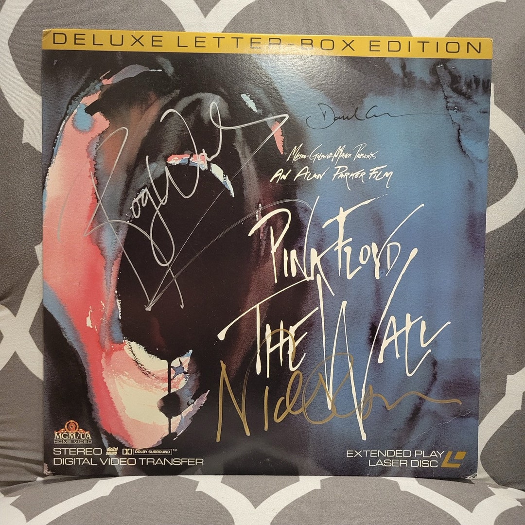 Pink Floyd Signed Laser Disc the Wall Deluxe-letterbox Edition, 3 ...