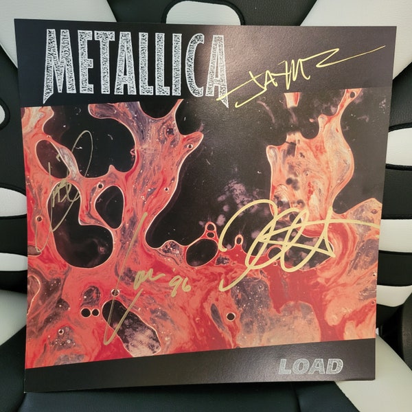 Metallica Signed - Etsy
