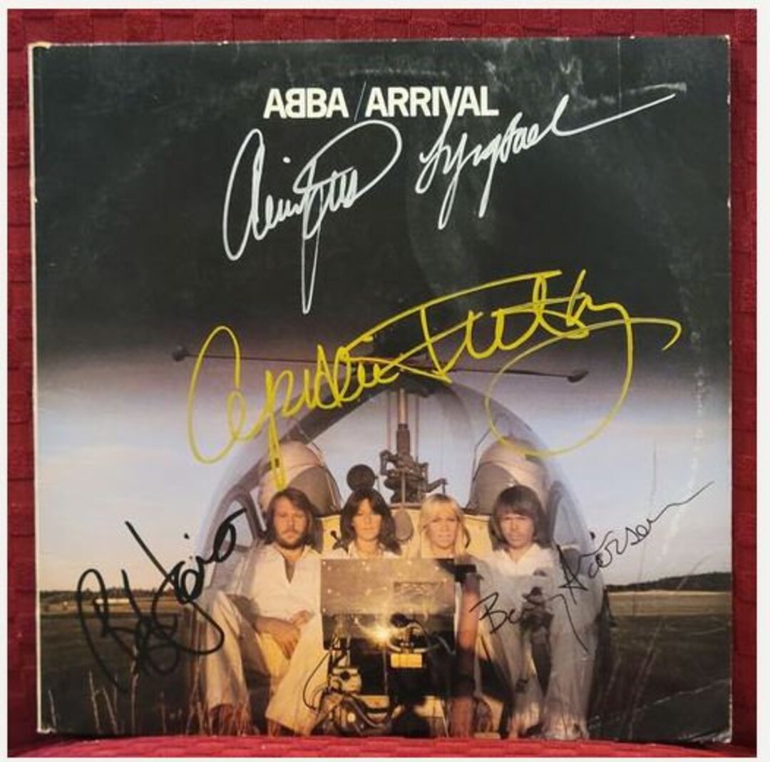 ABBA Signed Lp Arrival 1976 by 4 Original Members Original - Etsy