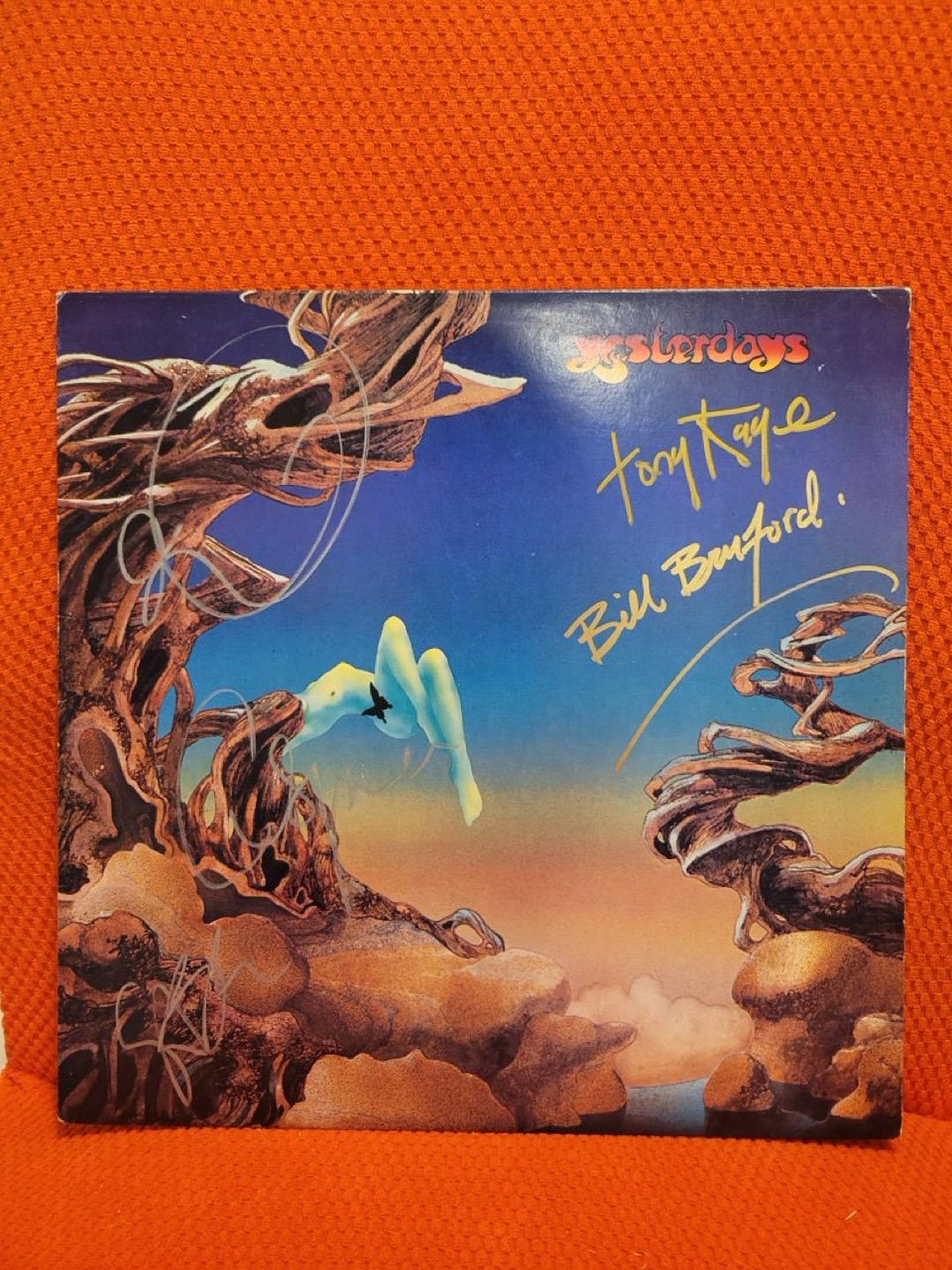Yes Signed Lp Yesterdays, 5 Members. Original, Vintage, Great Gifts ...